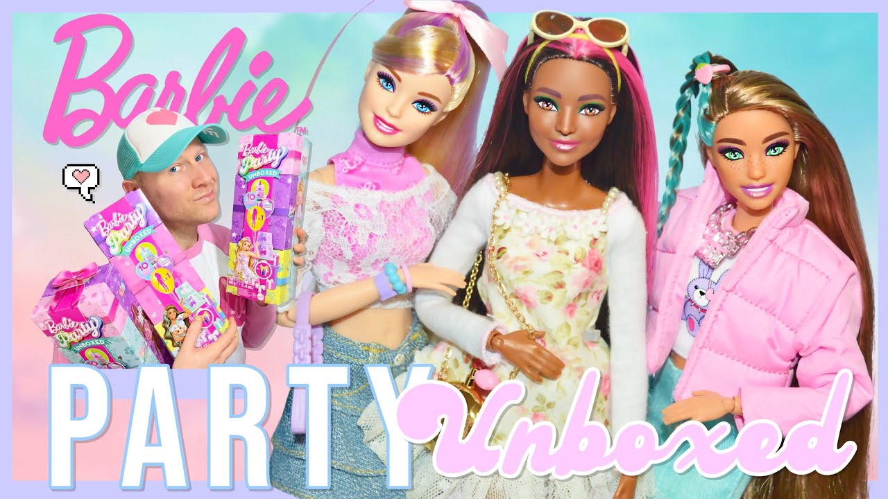 Barbie Party Unboxed! 🎁 Unboxing, Review & Restyle! - YouTube
