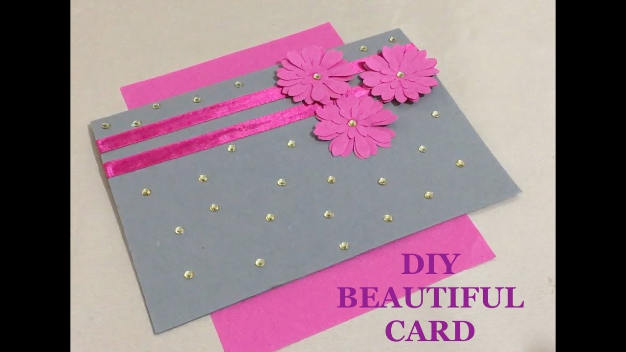 DIY BEAUTIFUL CARD - YouTube