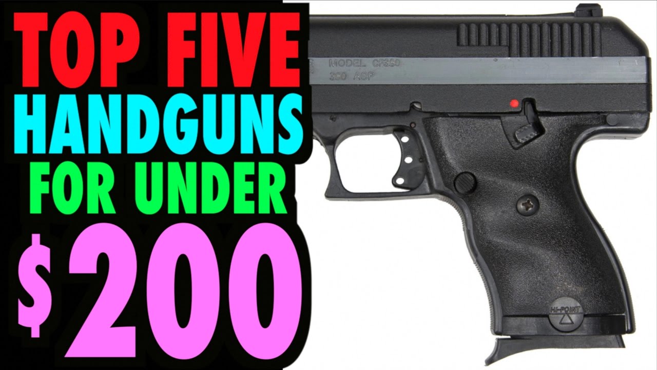 BEST New Handguns Under $200 - YouTube