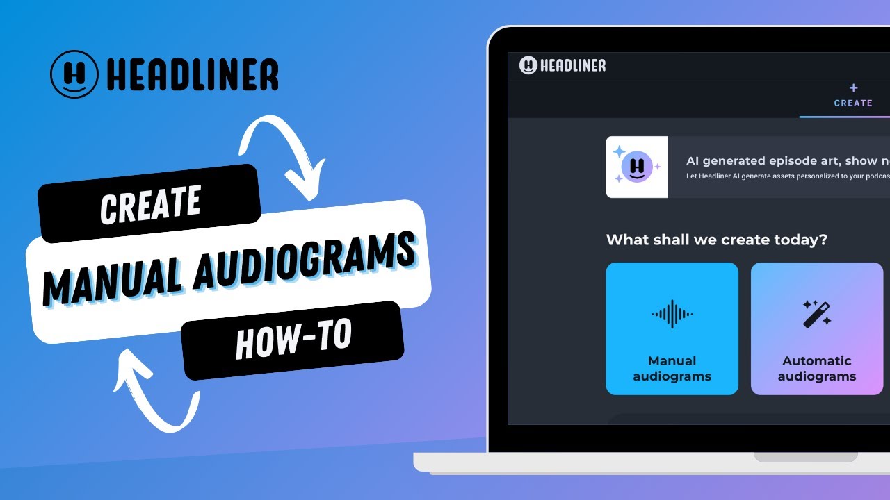 How To Create Audiograms in Headliner #Headliner #audiogram - YouTube