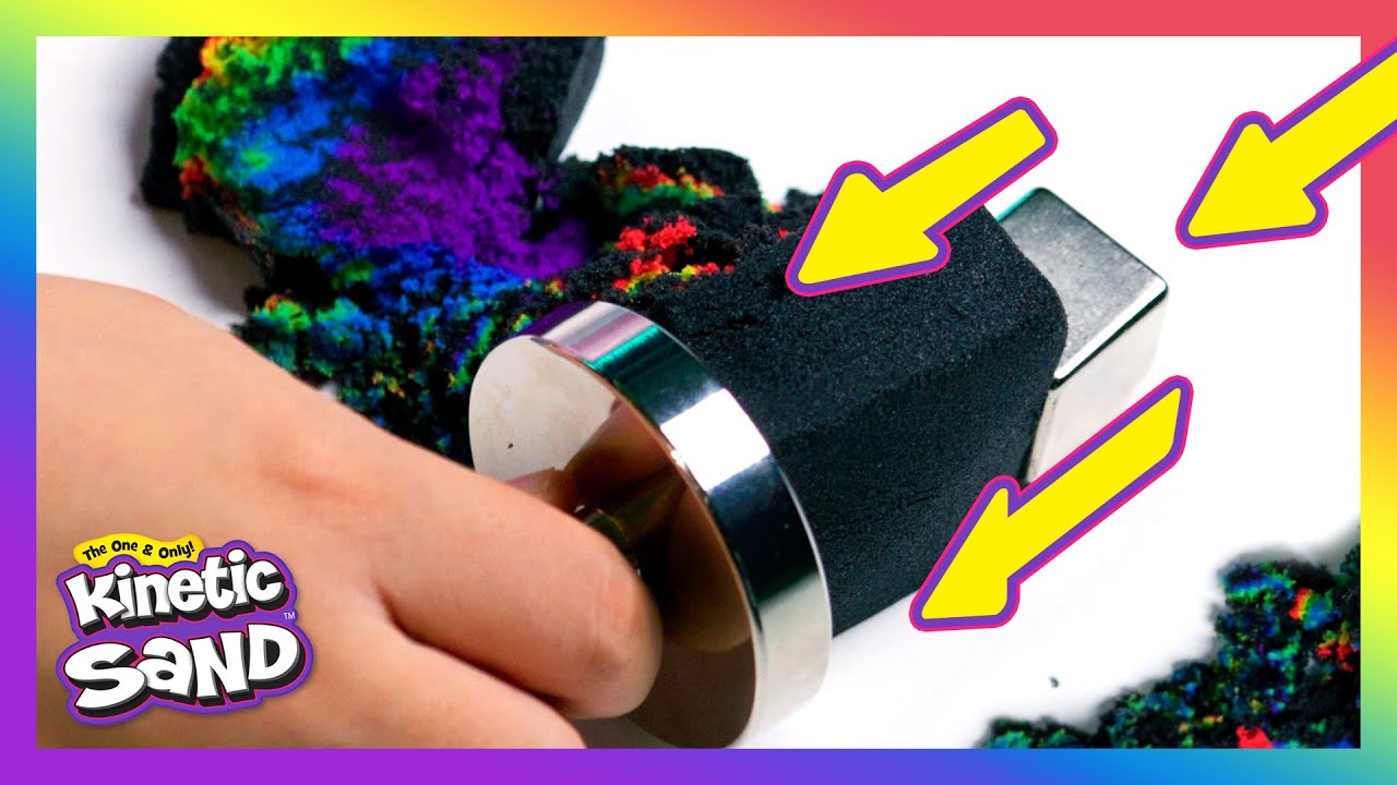 Kinetic Sand vs Magnets + More with Kinetic Sand 🧲 | Creativity for ...