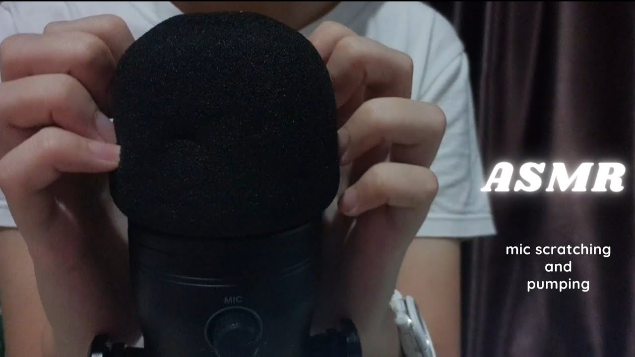 ASMR mic scratching and pumping - YouTube
