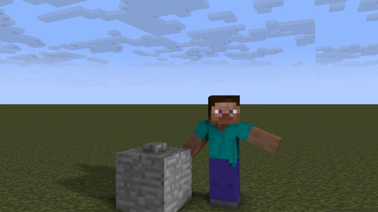MInecraft Zombie Dab attack short Animation - YouTube