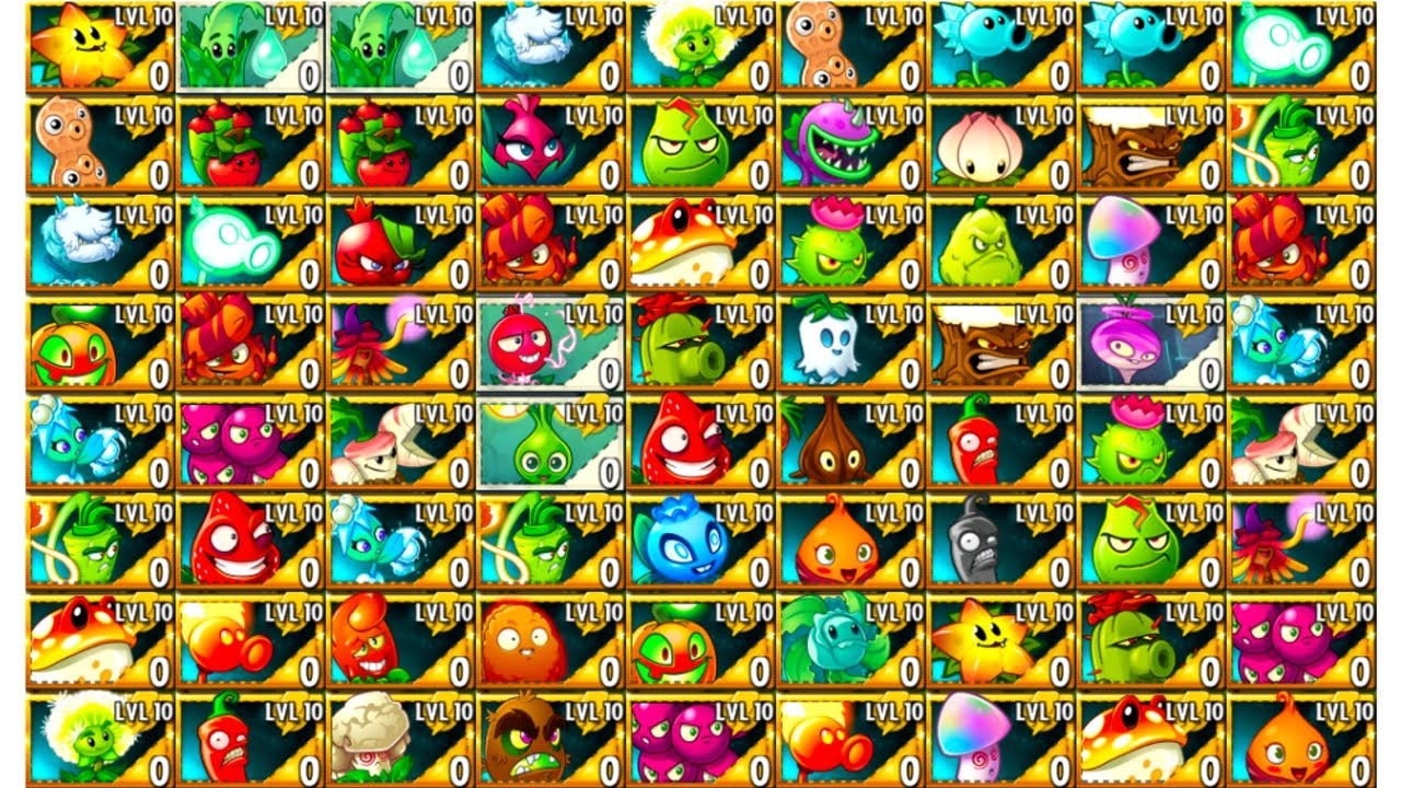 Plantas Vs Zombies 2 Plantas