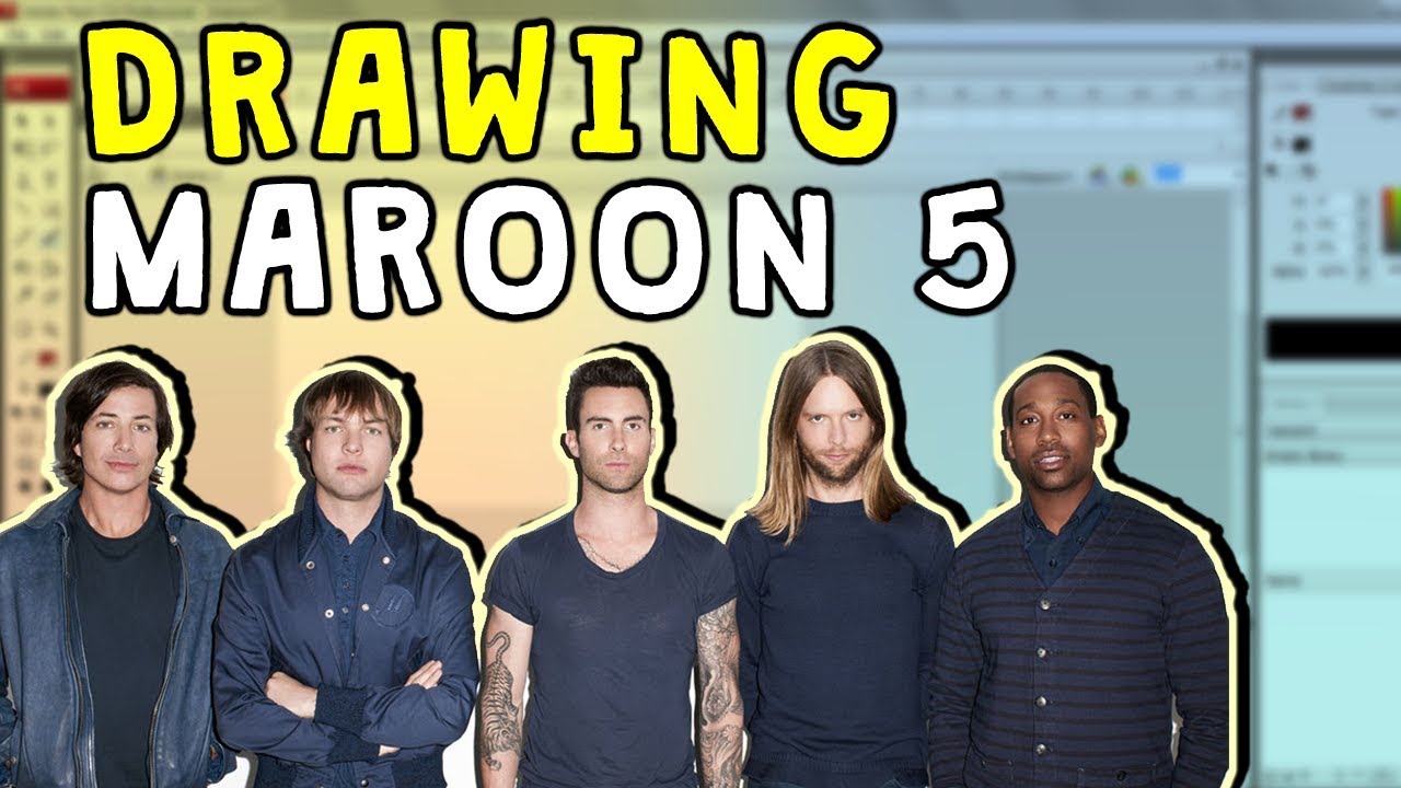Drawing Maroon 5 - YouTube