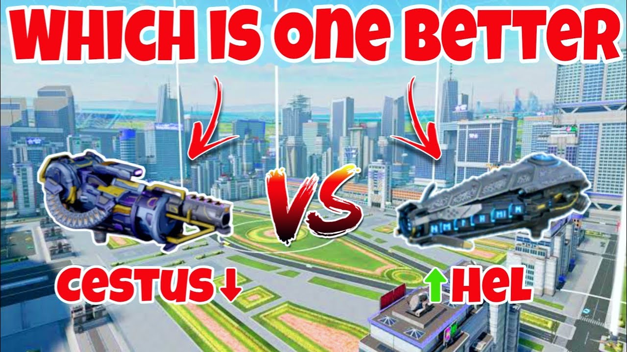 WR🔥Cestus[-15%Nerf] VS Hel[+15Buff] Weapon Comparisons |WAR ROBOTS ...