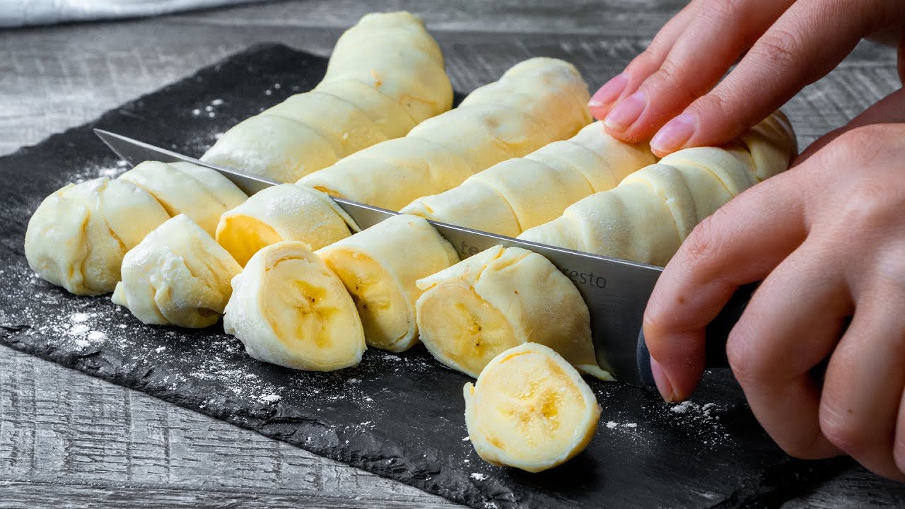 Mi sono bastati 2 ingredienti per trasformare le banane in un dolce ...