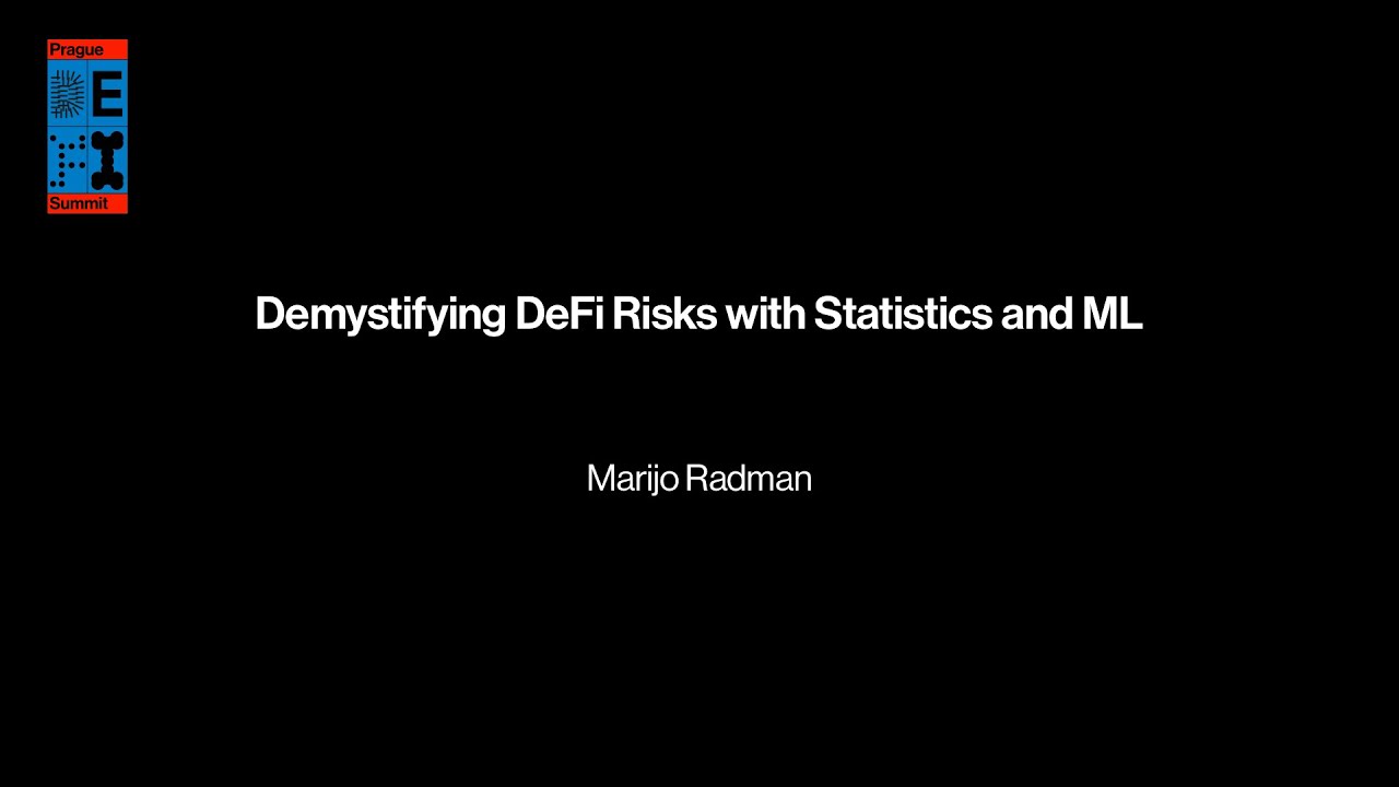 Demystifying DeFi Risks with Statistics and ML / Marijo Radman - YouTube