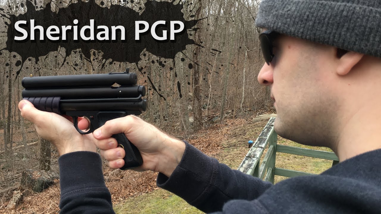 Sheridan PGP Pump Action Paintball Pistol Marker - Late 1990s - YouTube