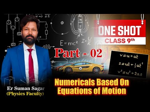 Class 9 Physics Ch: Motion Numericals based on Equations of motion Part ...