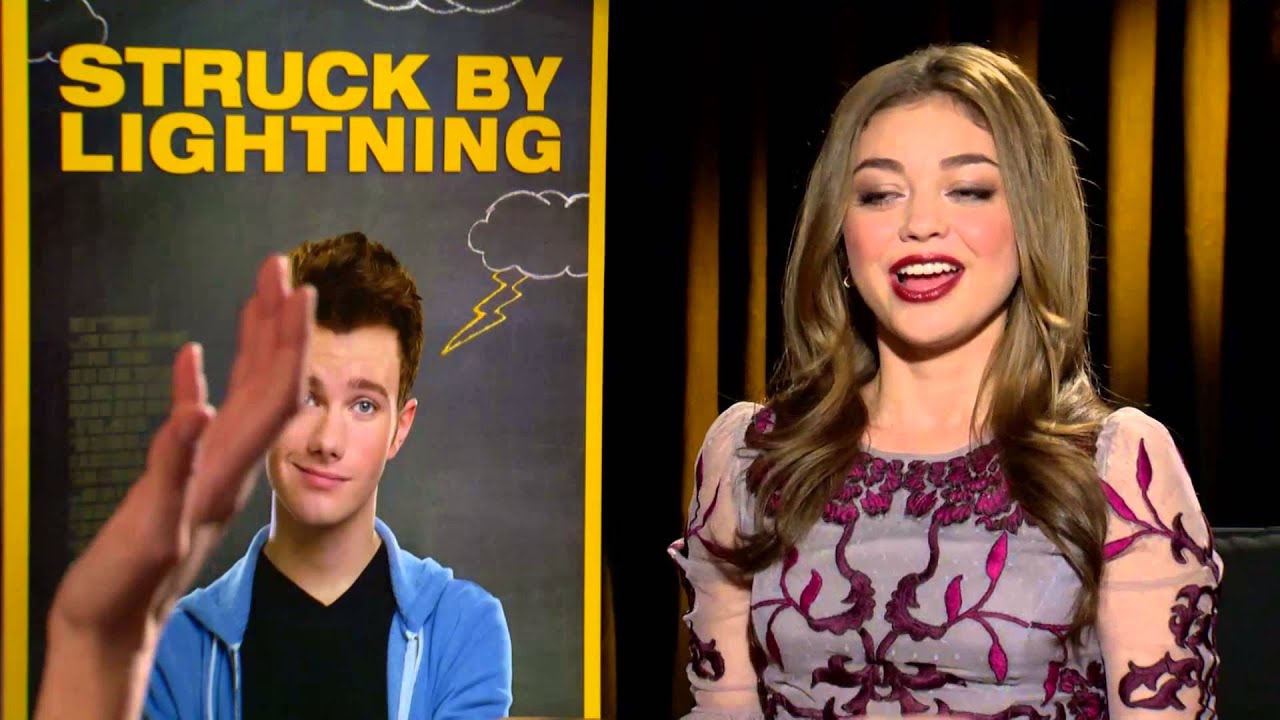 Sarah Hyland Interview - 'Struck By Lightning' - YouTube