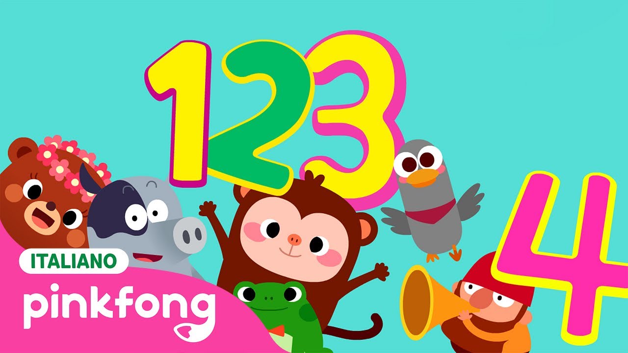 La canzone dei numeri per bambini | Number Songs in Italian | Pinkfong ...