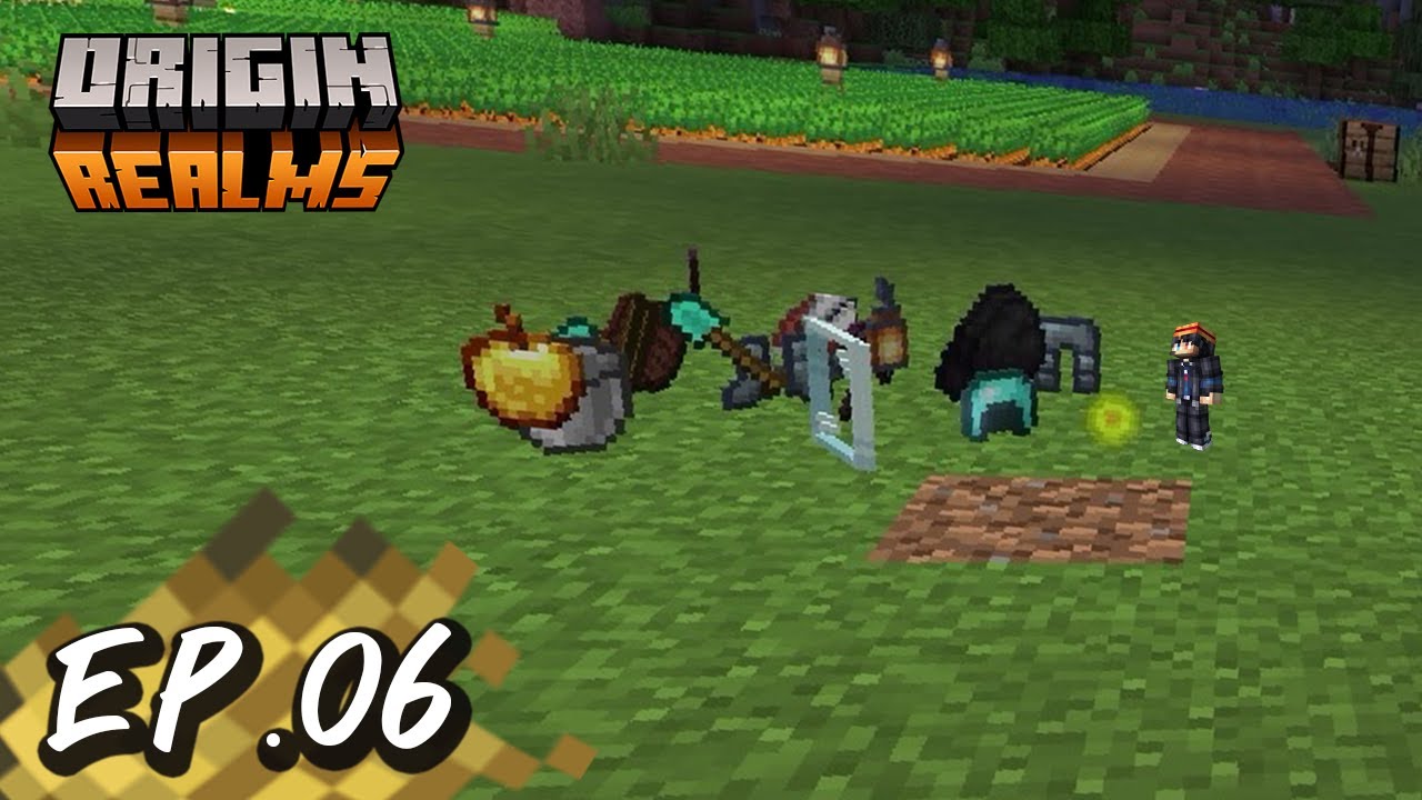 แกล้งพี่นุ้ย งานนี้มีของกระจาย - Minecraft【Origin Realms】EP.06 - YouTube