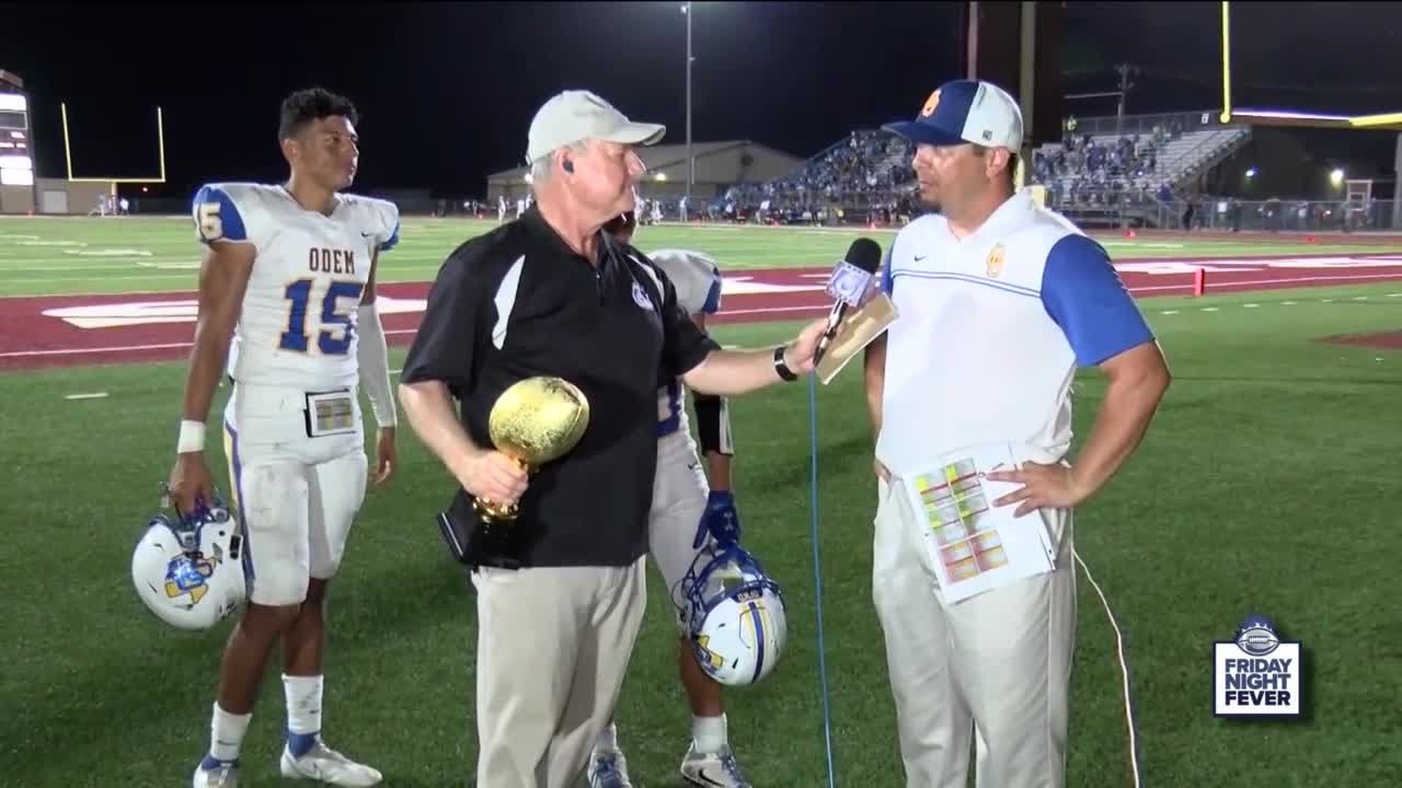 FNF Week 2: Odem Owels vs Mathis Pirates - YouTube