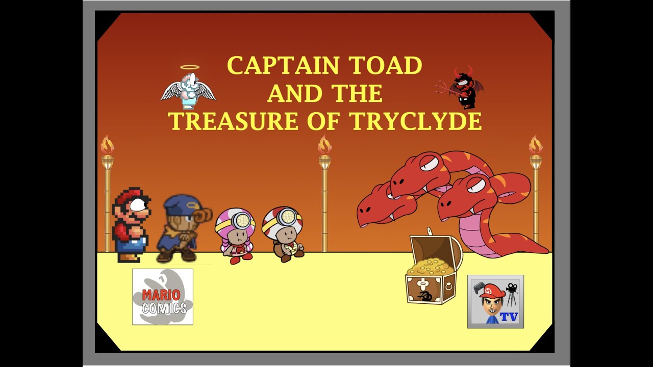 Mario Comics: Captain Toad and the Treasure of Tryclyde - ericfortesTV ...