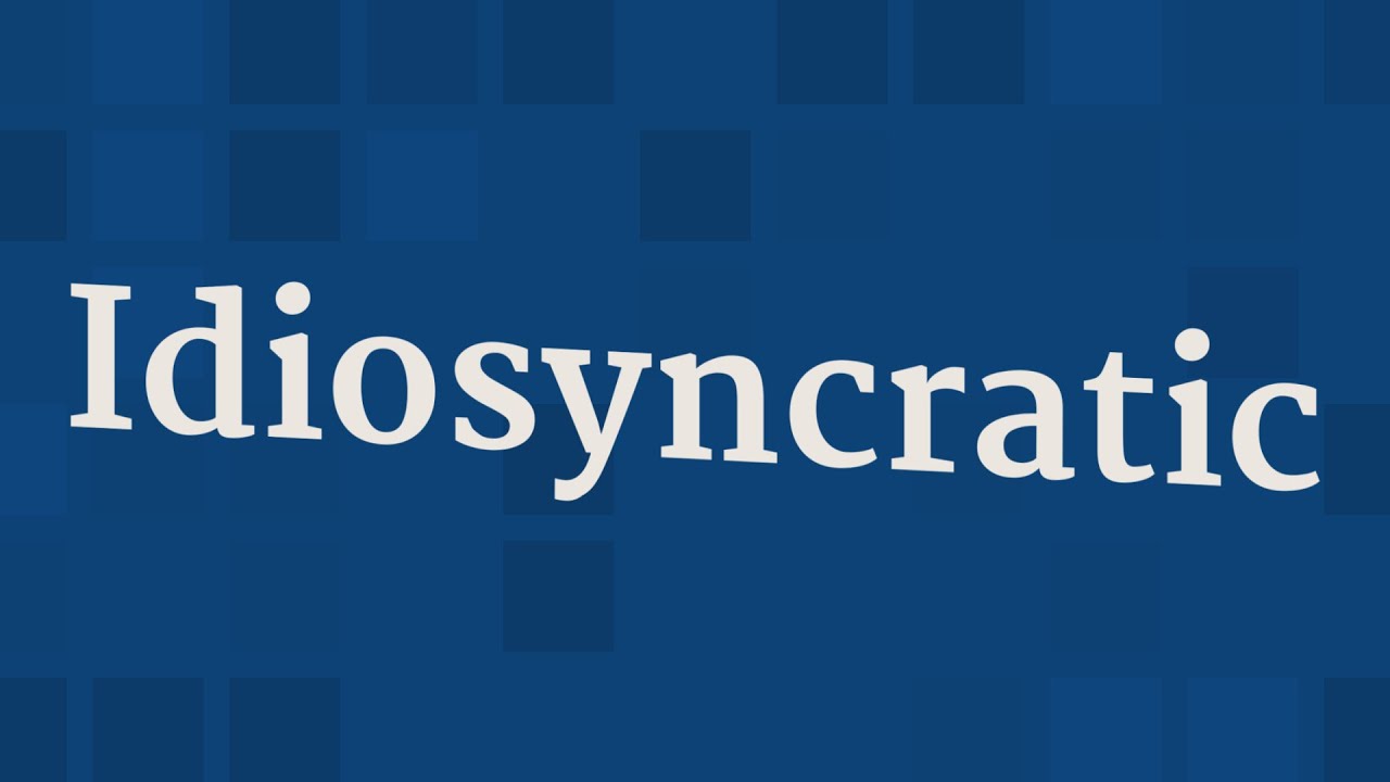 IDIOSYNCRATIC pronunciation • How to pronounce IDIOSYNCRATIC - YouTube