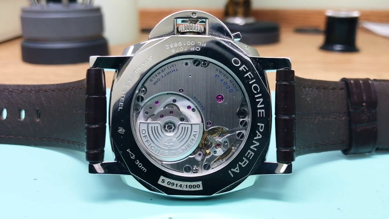 Panerai Luminor Due 3 Days PAM00674 Movement - YouTube