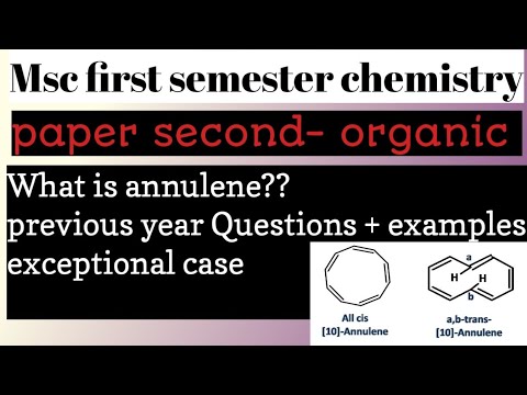 Annulene-Aromaticity in annulene with exceptional cases• Msc •ORGANIC ...
