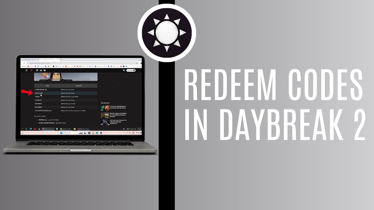 How To Redeem Codes In Daybreak 2 - YouTube