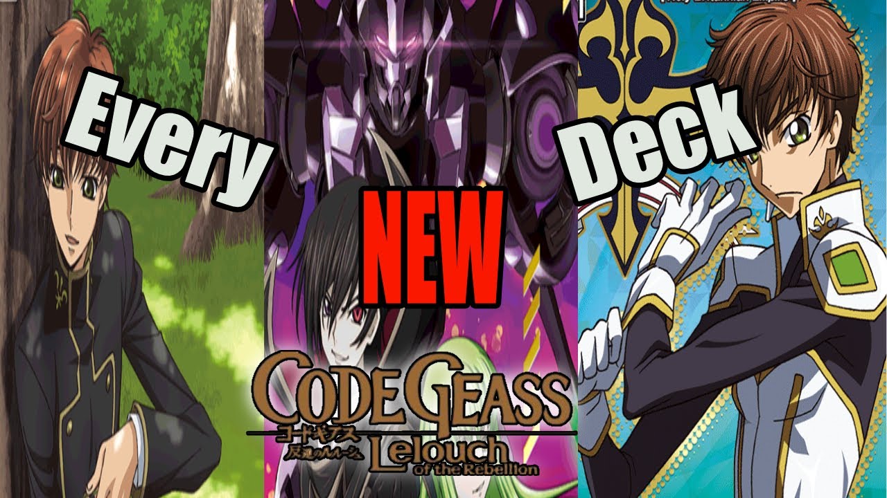 Every New Deck In Code Geass! | Union Arena EN | North America Meta ...