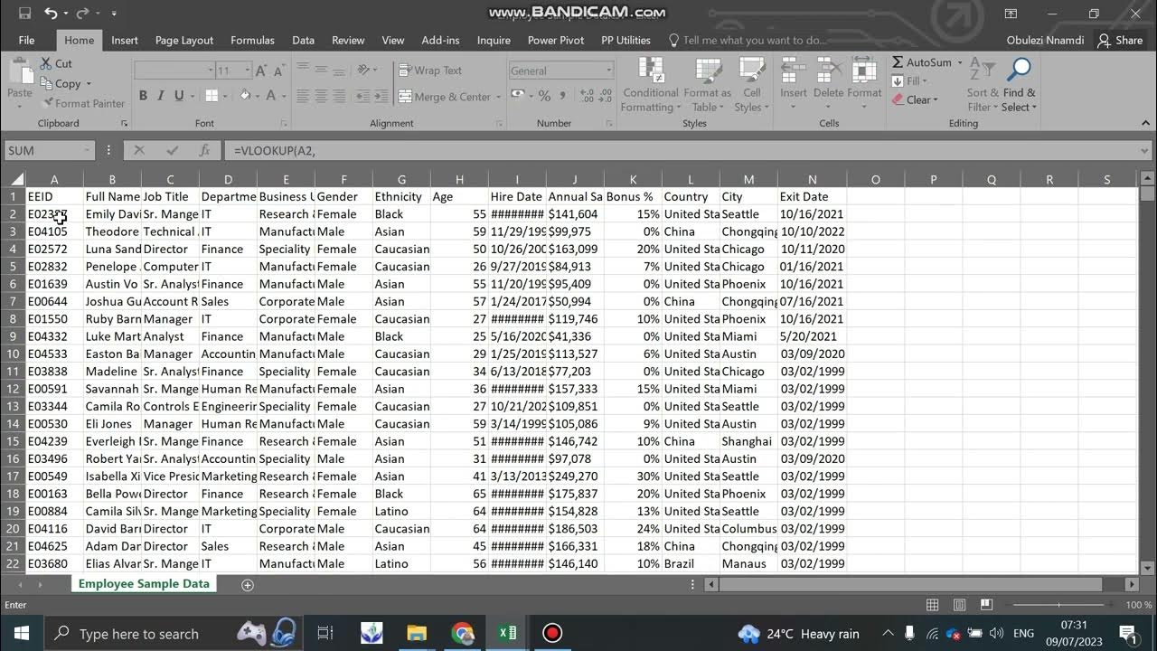 Vlookup Excel Tutorial - YouTube Music