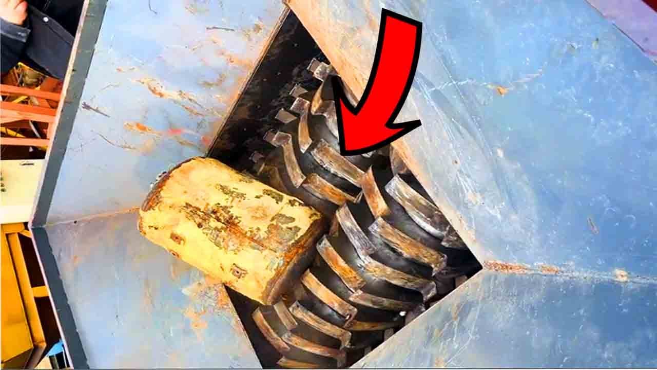 Shredder vs. Gas Cylinder – Will It EXPLODE? (Dangerous Experiment ...