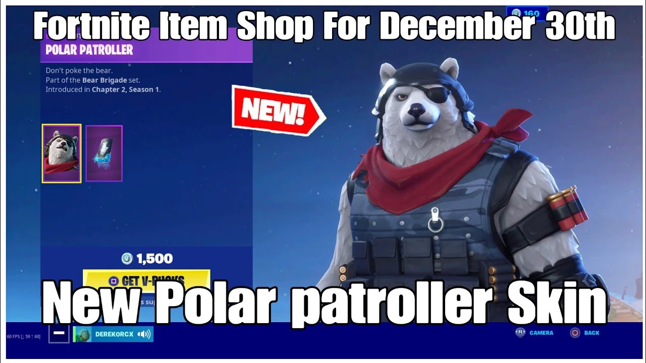 *New* Polar Patroller - Fortnite Item Shop For December 30th - YouTube
