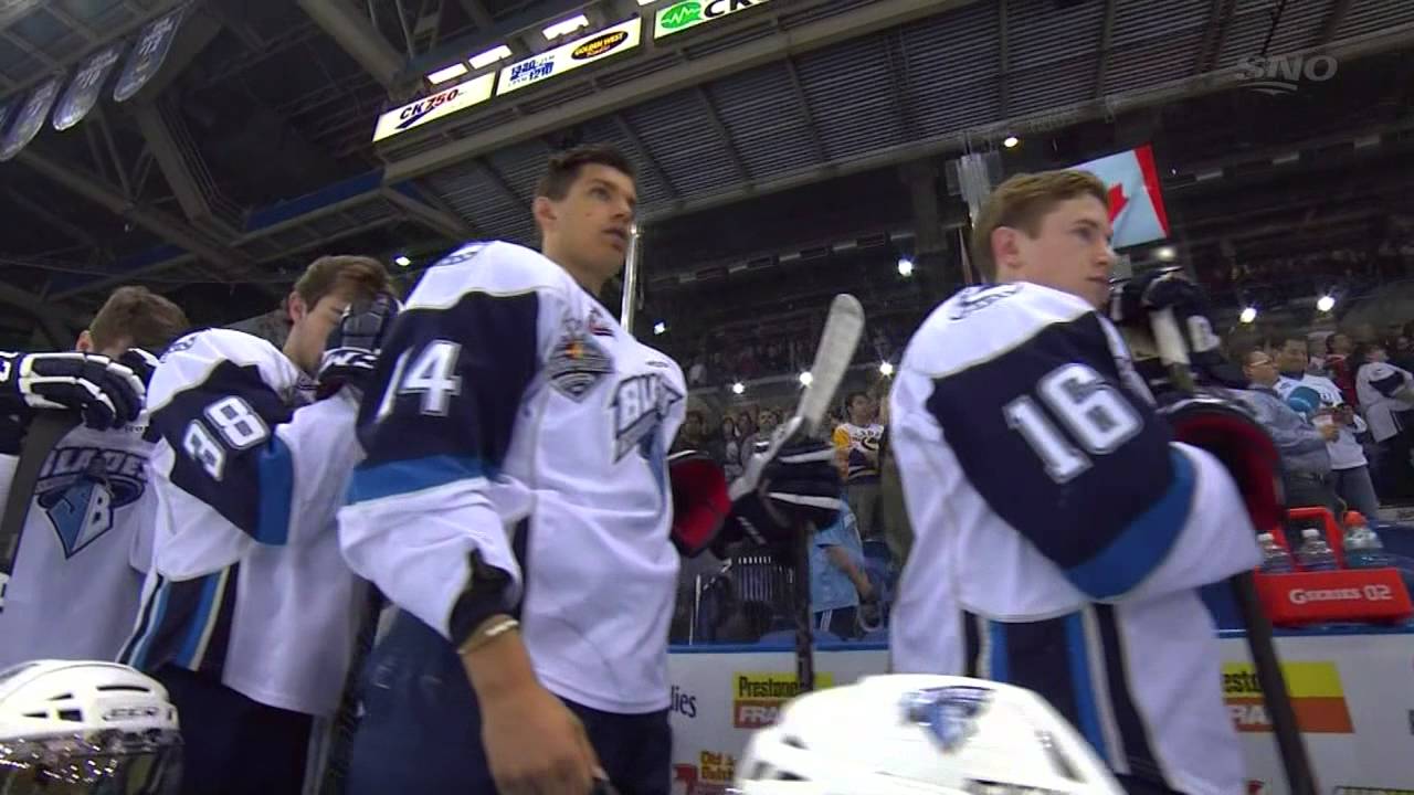 Chelsea Broback sings Anthem at 2013 Memorial Cup - YouTube