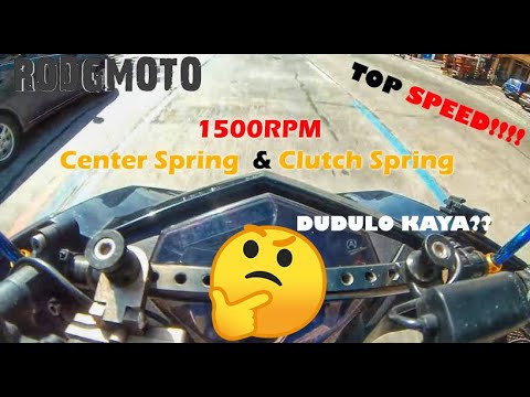 1500RPM Center and Clutch Spring on Mio i125 ! 75kg Rider! | Buying ...