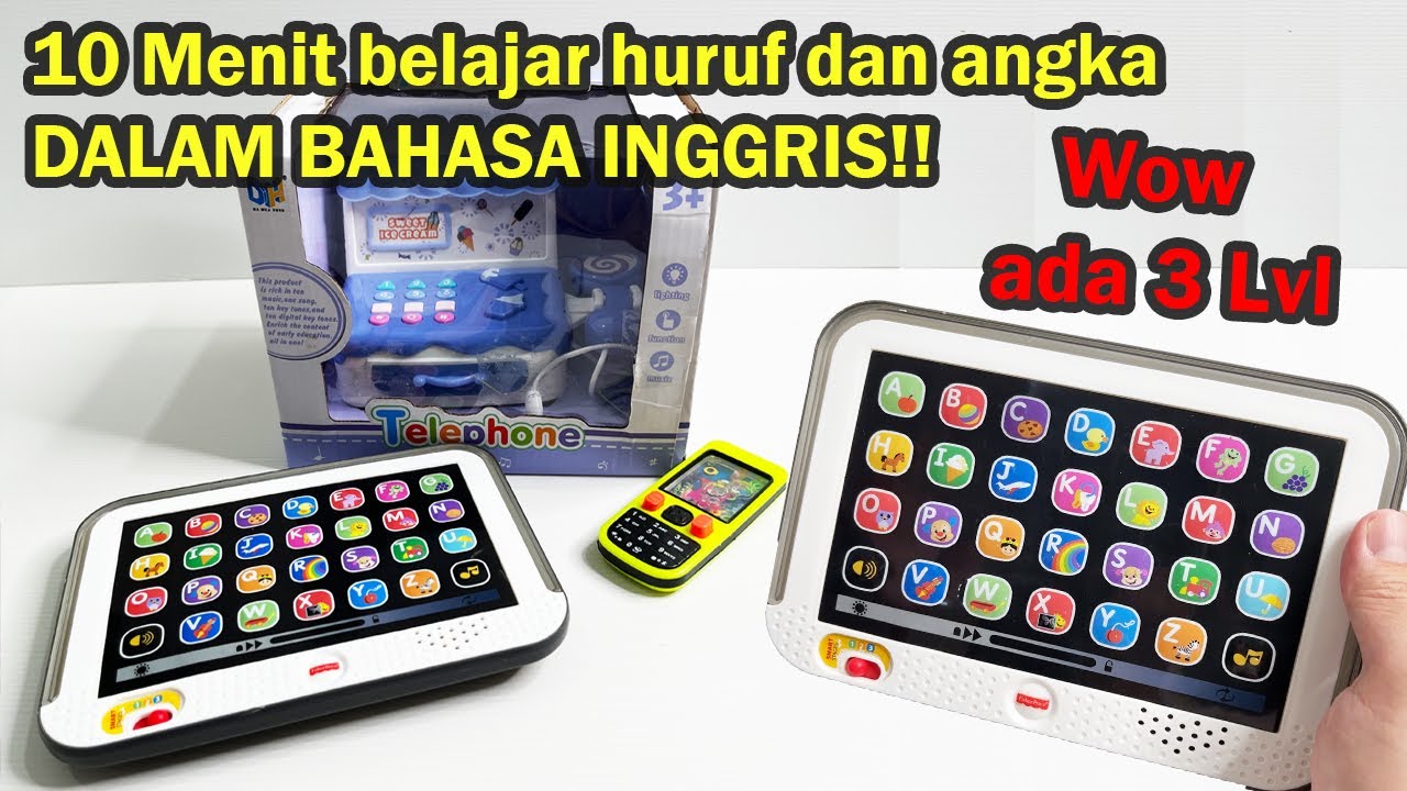 3 MAINAN TABLET DAN TELEPON UNTUK ANAK-ANAK | BISA BELAJAR BAHASA ...