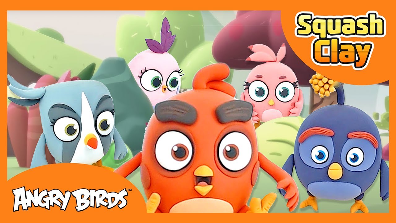 Squash Clay Makes Angry Birds Characters Compilation 😍 - YouTube