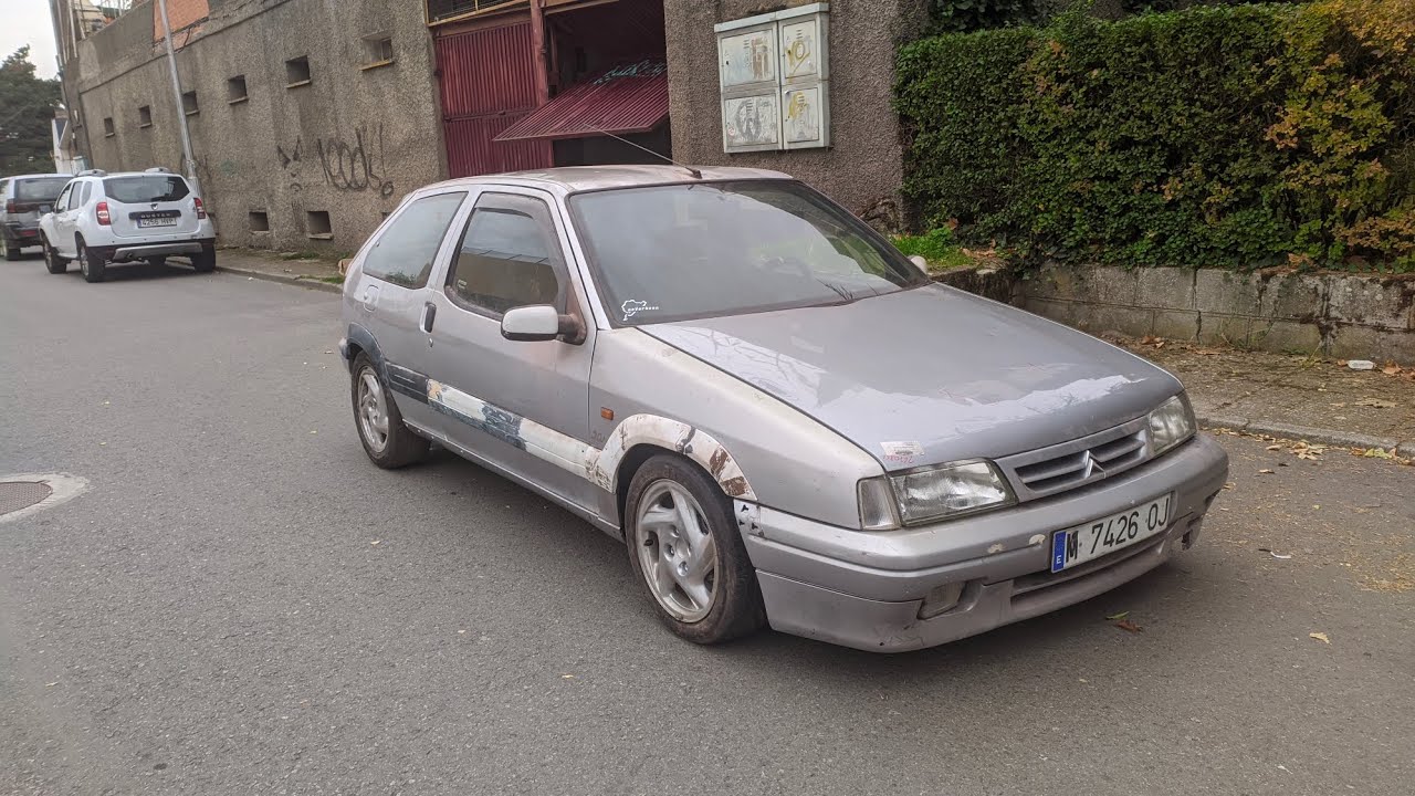 Citroen zx 16v test 1 - YouTube