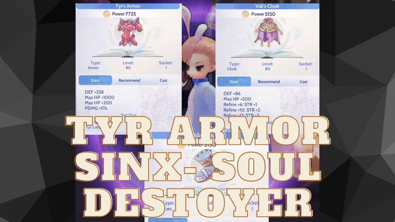 Ragnarok Origins: Level 80 SinX SD Build Tyr Armor Damage Test - YouTube