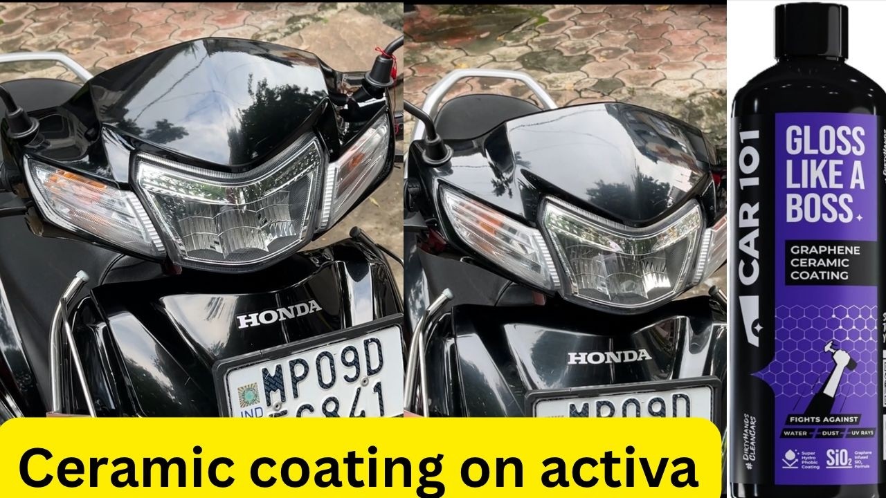 Car101 ceramic coating testing on activa shoking result 😲 | but ye ...