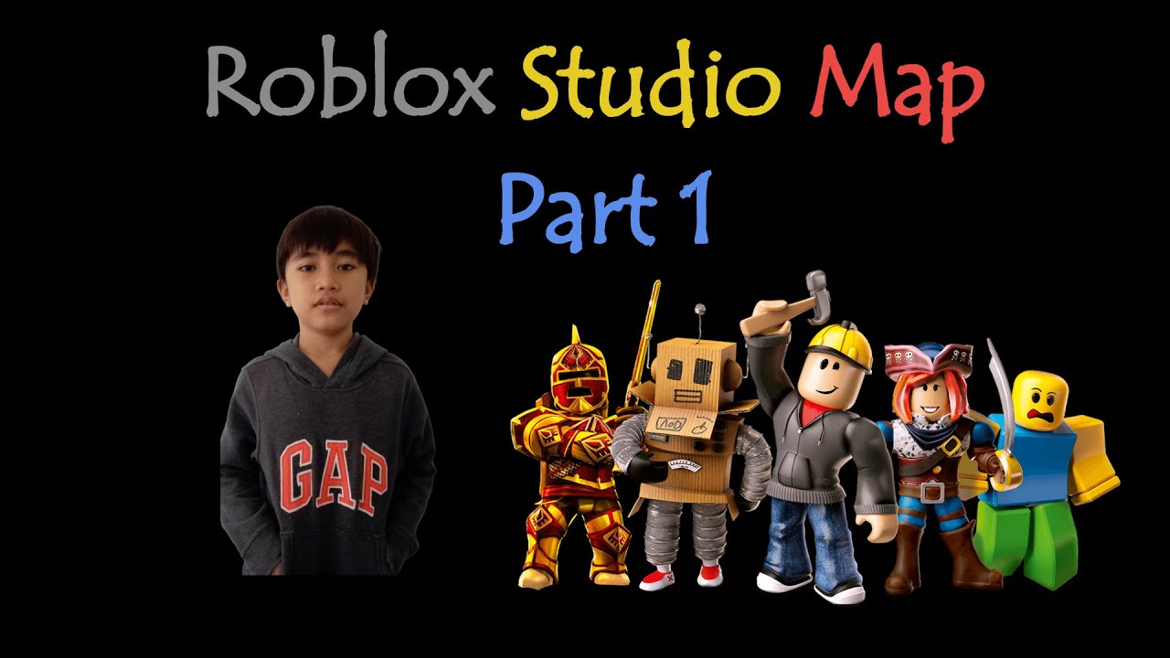 First Time Making Game Map Using Roblox Studio Part 1 - YouTube