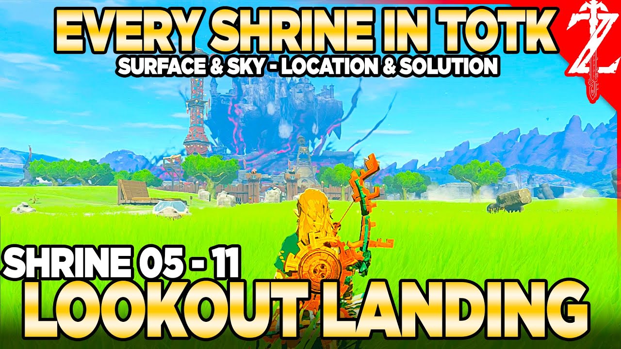 Every Shrine in Lookout Landing - Tears of the Kingdom Shrine Hunters ...
