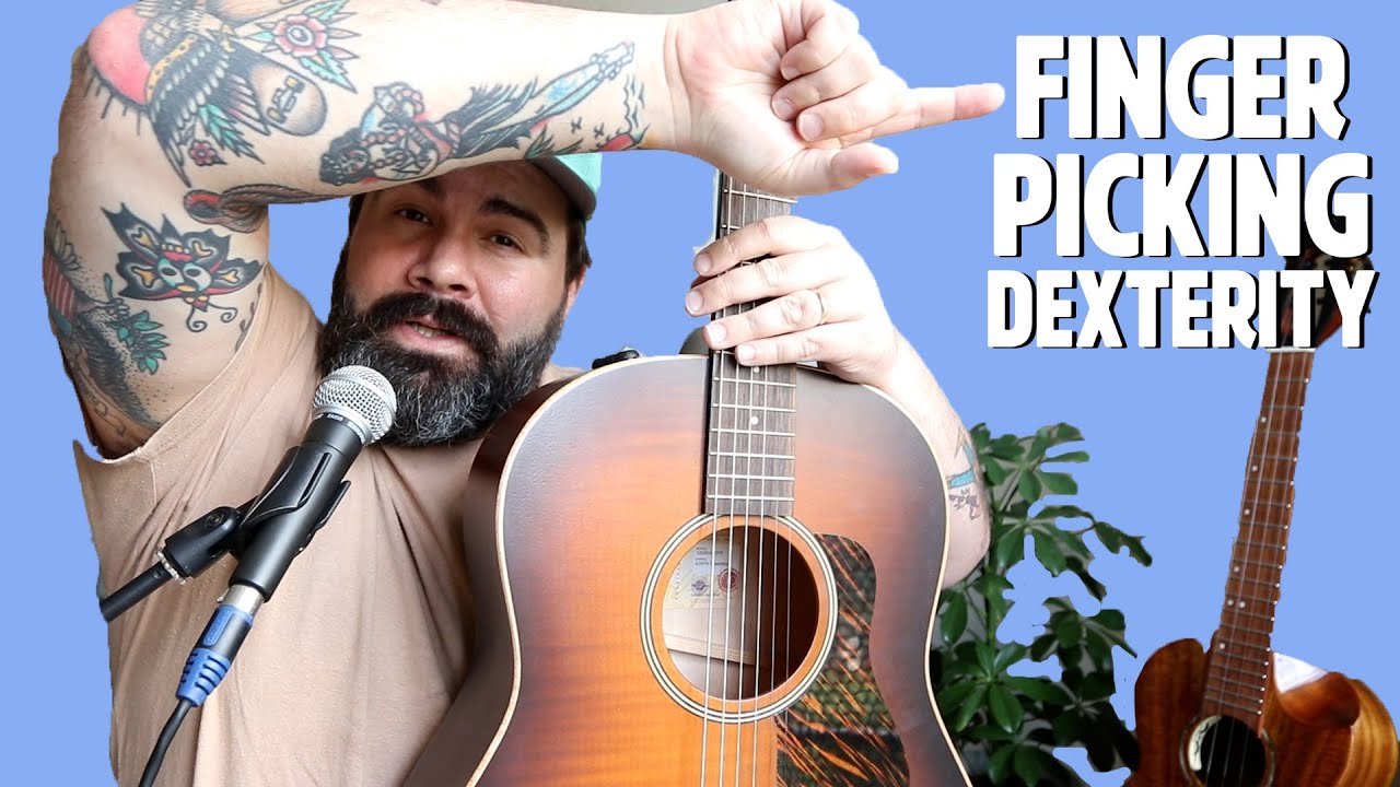 Improve Your Finger Picking Dexterity - Guitar Tutorial - YouTube