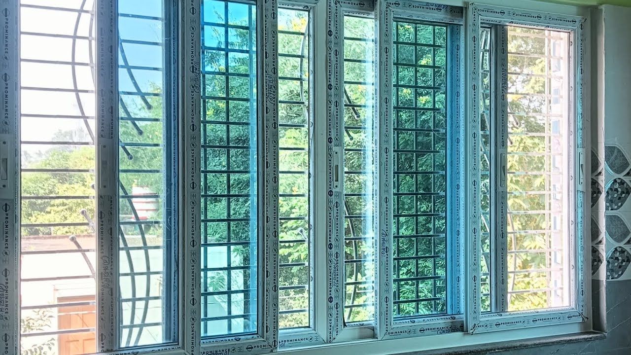 3 track 4 panel with double mesh 🪟 prominence upvc window#very nice ...