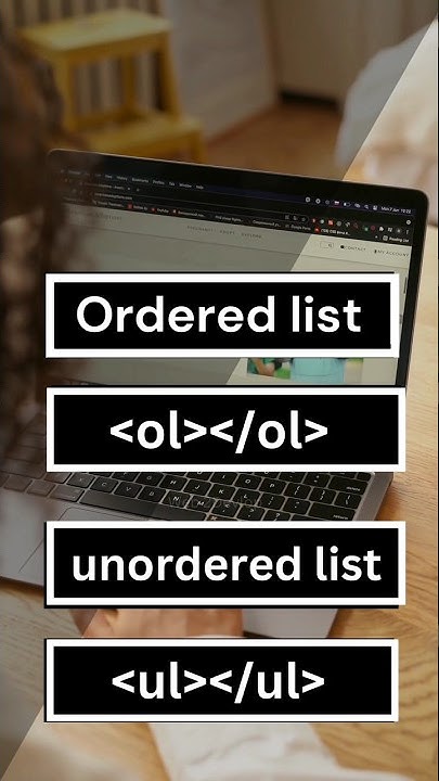 ordered vs unordered list 🔥 #shorts - YouTube