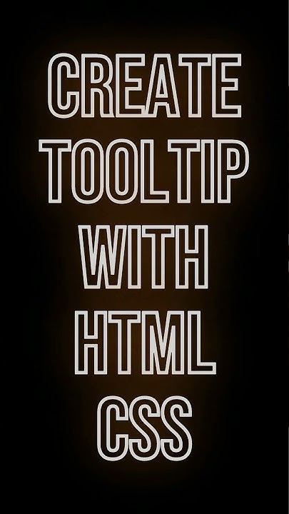 How To Make Tooltip Html Css Javascript Html5 Htmltutorial Css3 Htmlcss Shortvideo
