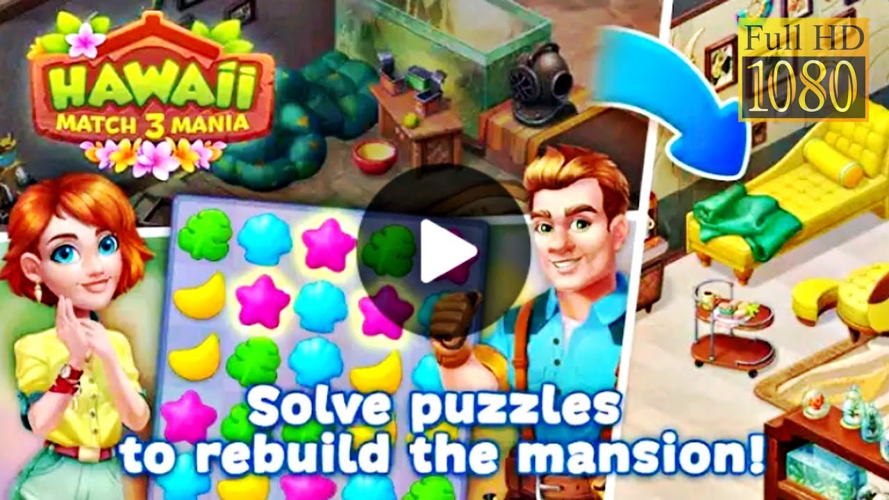 Hawaii Match 3 2020 Game Review 1080p Official G5 Entertainment - YouTube