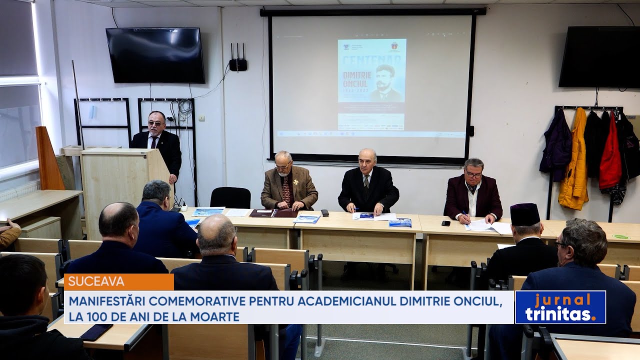 Manifestări comemorative la Suceava pentru academicianul Dimitrie ...