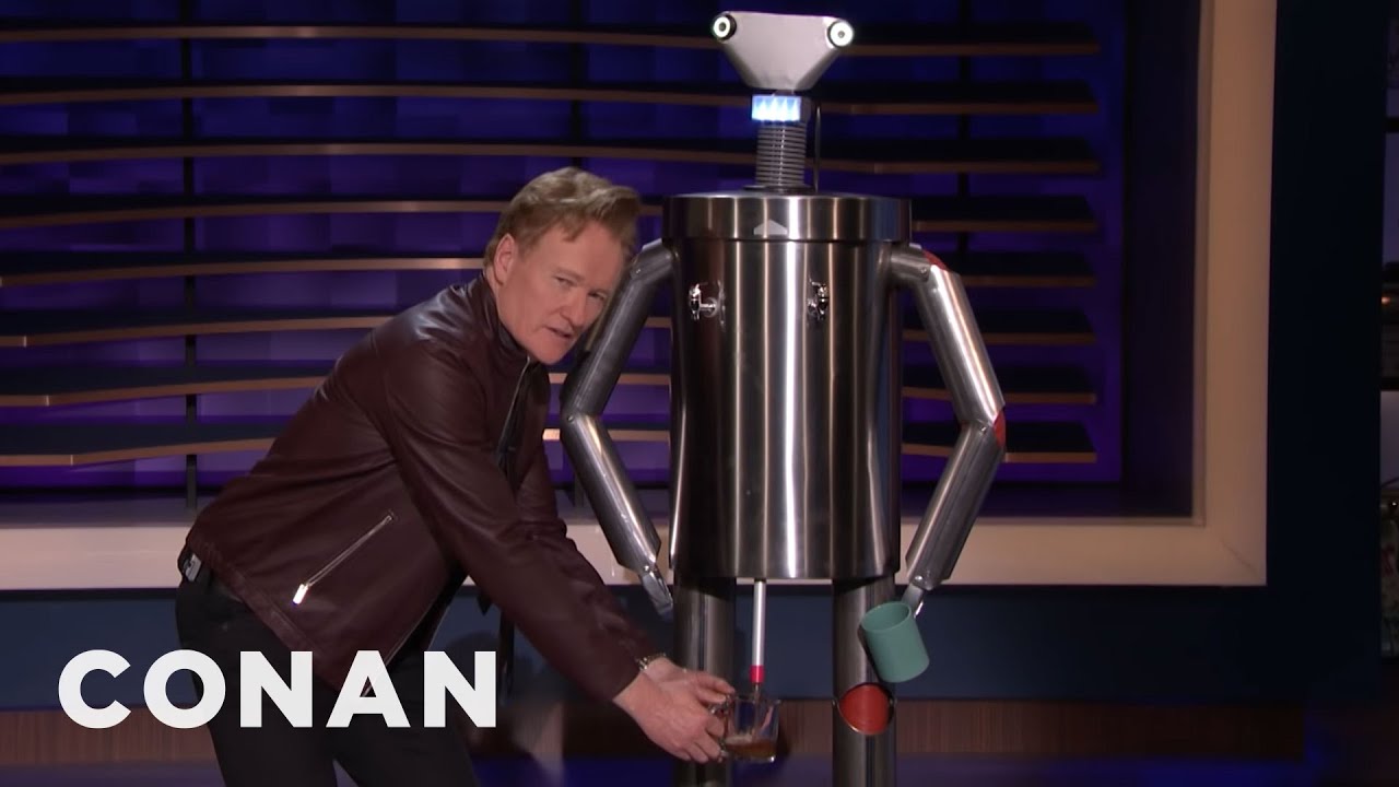 Charlie The Coffee Robot | CONAN on TBS - YouTube