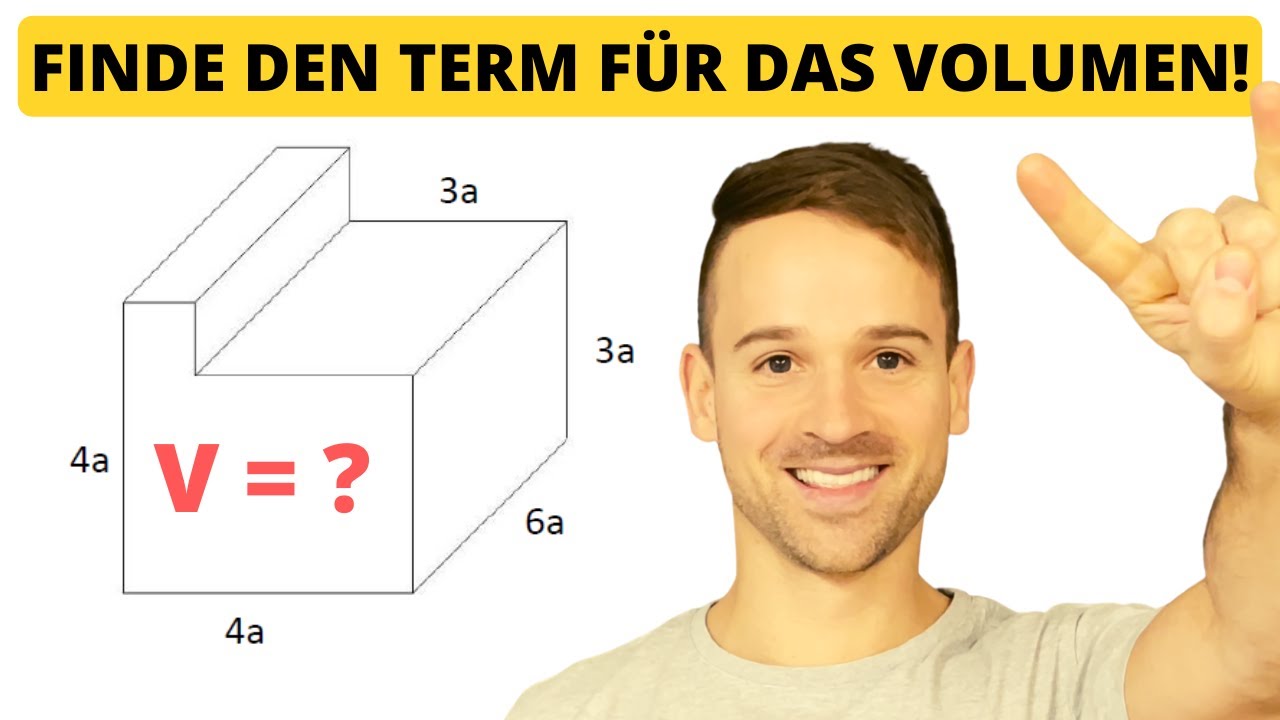 Kannst du das VOLUMEN bestimmen? Quader, Volumenformel mit Variablen ...