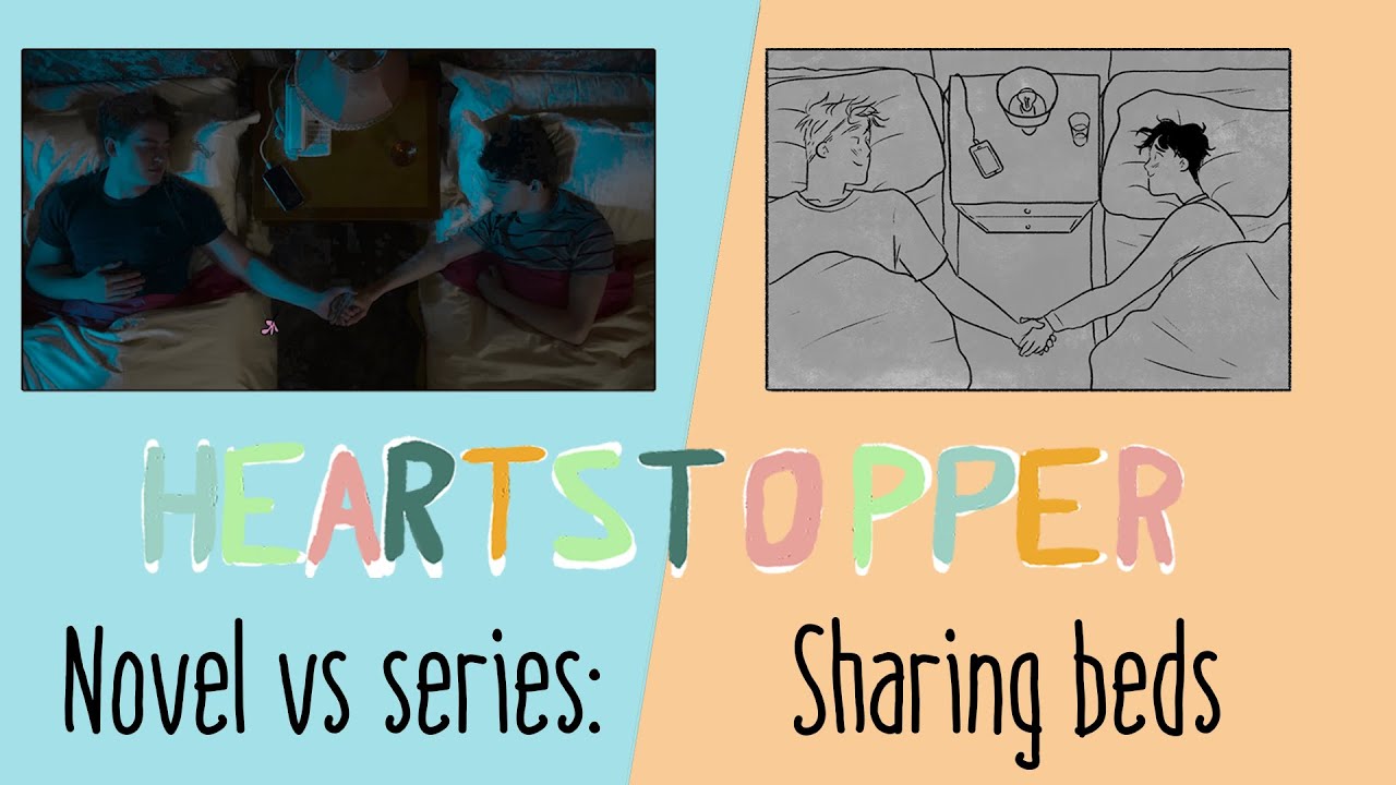 Nick and Charlie sharing beds - Heartstopper season 2 - Comparing ...