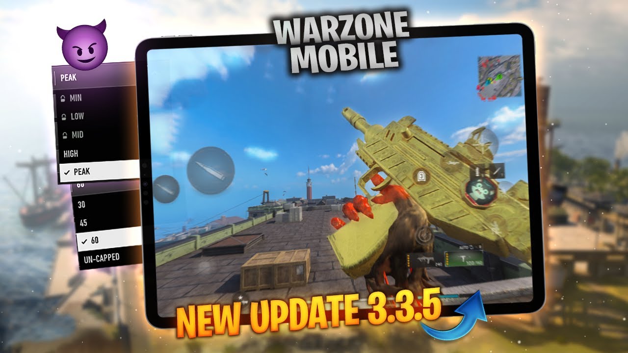 WARZONE MOBILE NEW UPDATE MADE MY MOVEMENTS FASTER | It Feels Like 240 ...