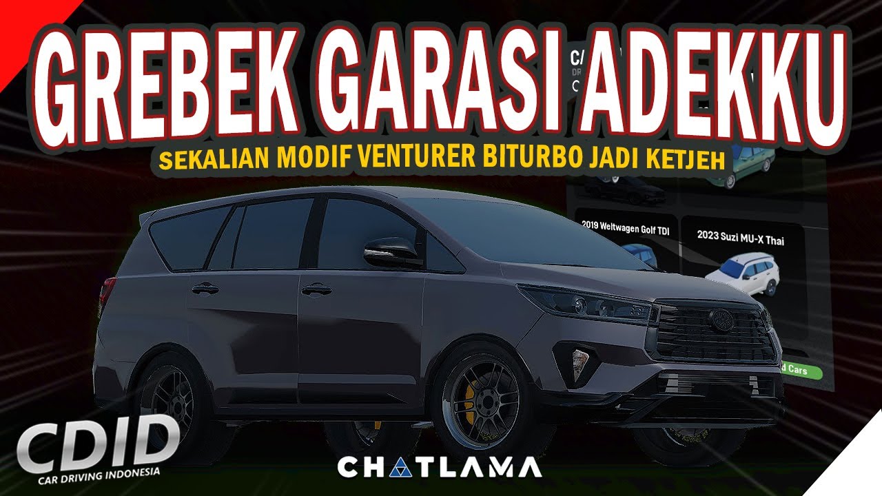 GREBEK GARASI, SEKALIAN MODIFIKASI INNOVA VENTURER BITURBO⚡🔥 | CAR ...