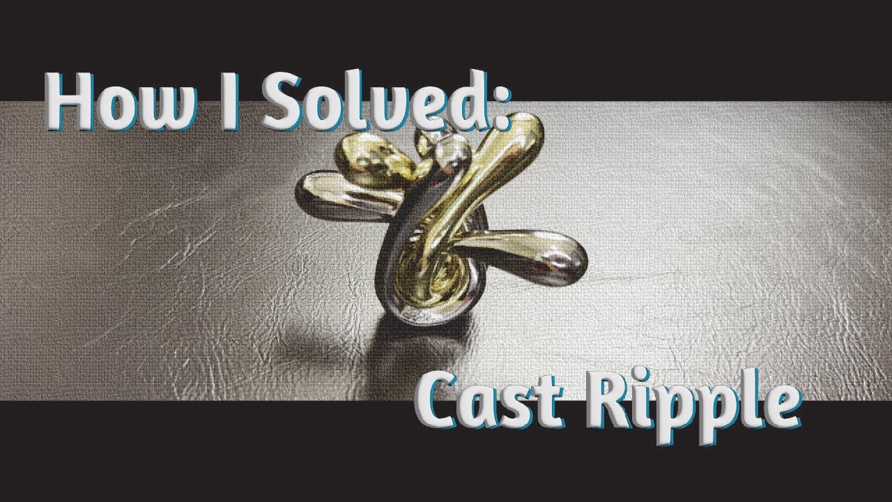 How I Solved Hanayama's Cast Ripple? - YouTube