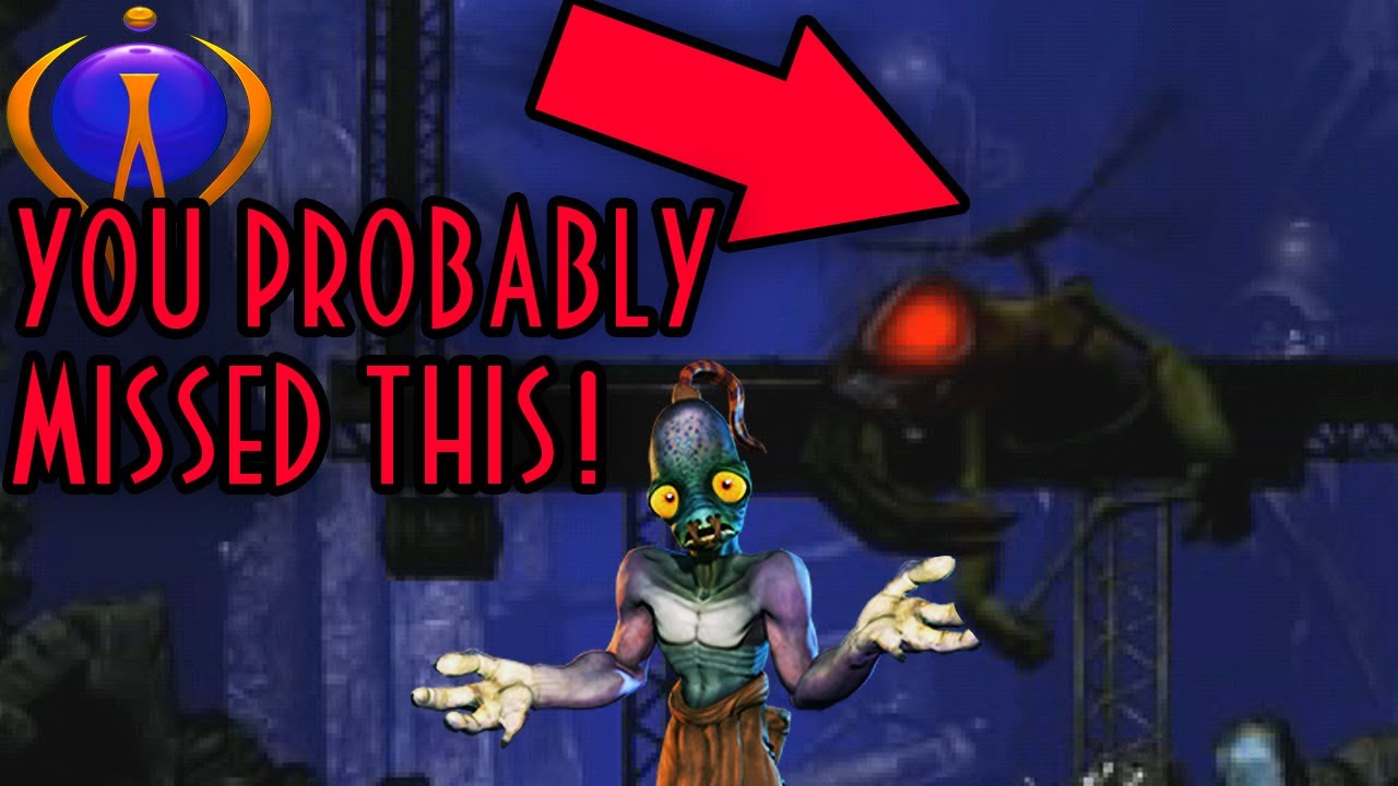 Did You Spot The Secret Flying Slig In Abe's Exoddus? - Oddworld Lore # ...