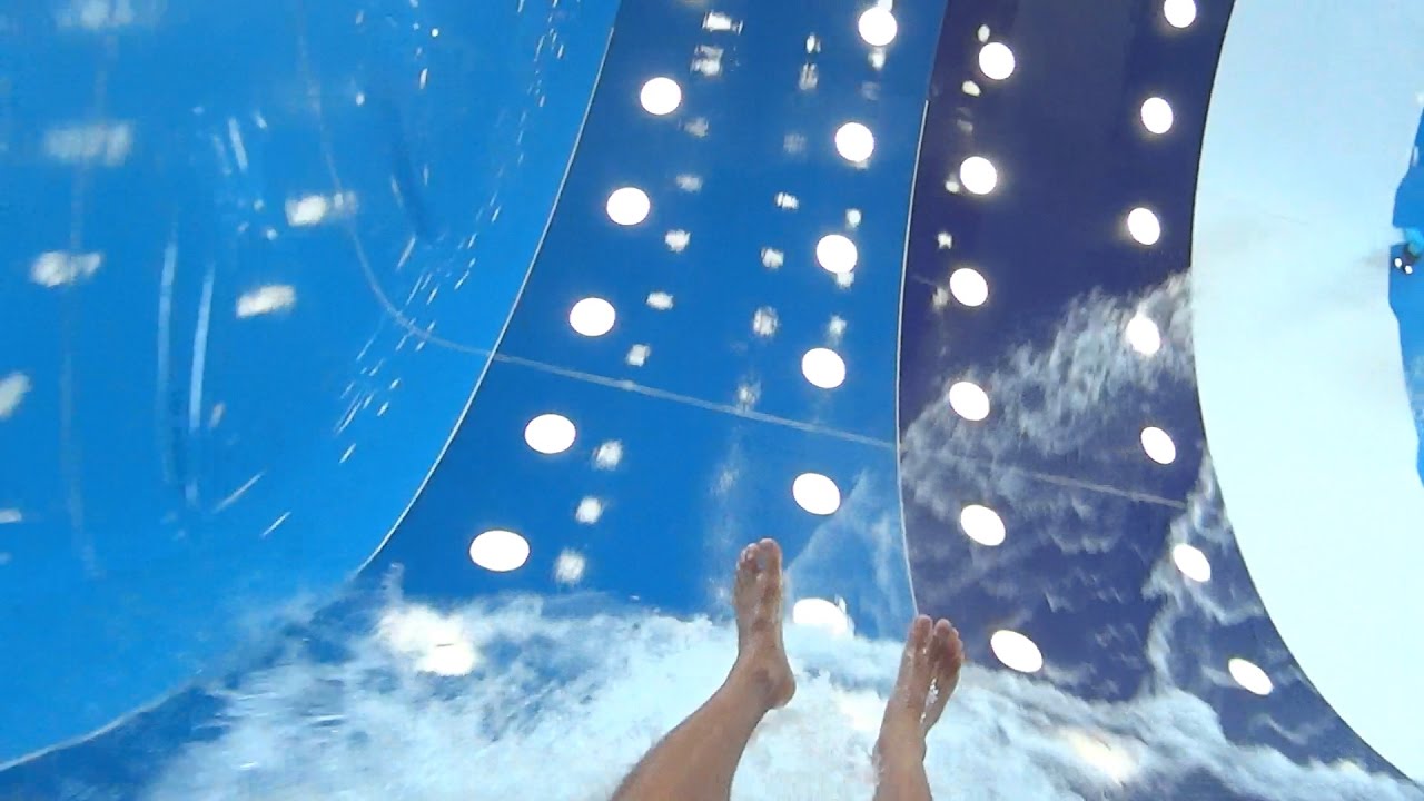 Space Shuttle Water Slide at Dino Water Park - YouTube